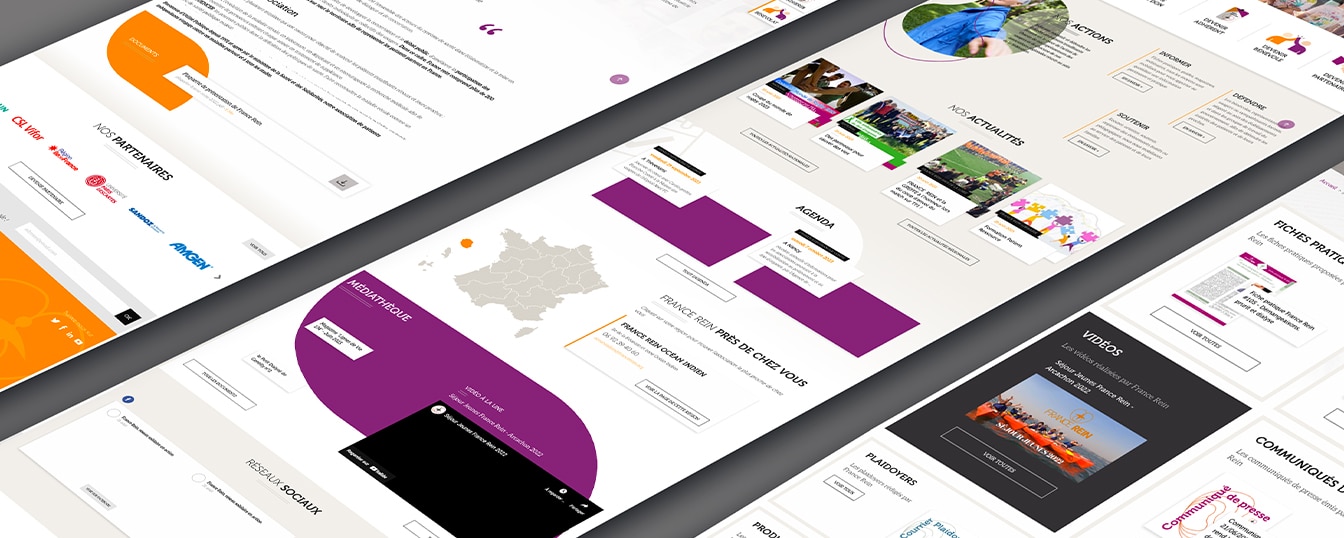 Création du nouveau site internet de France Rein | Proximit Digital